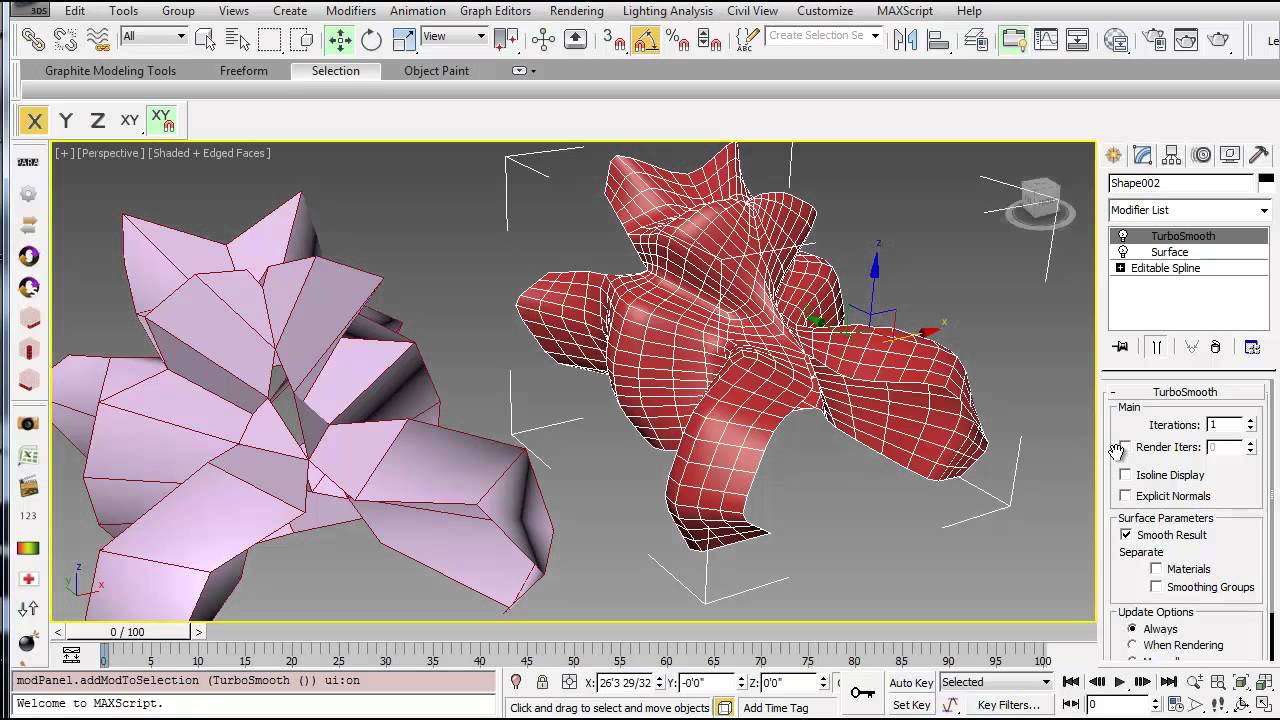3ds Max: Using Line Networks with the Surface Modifier vs. Edit Polys ...