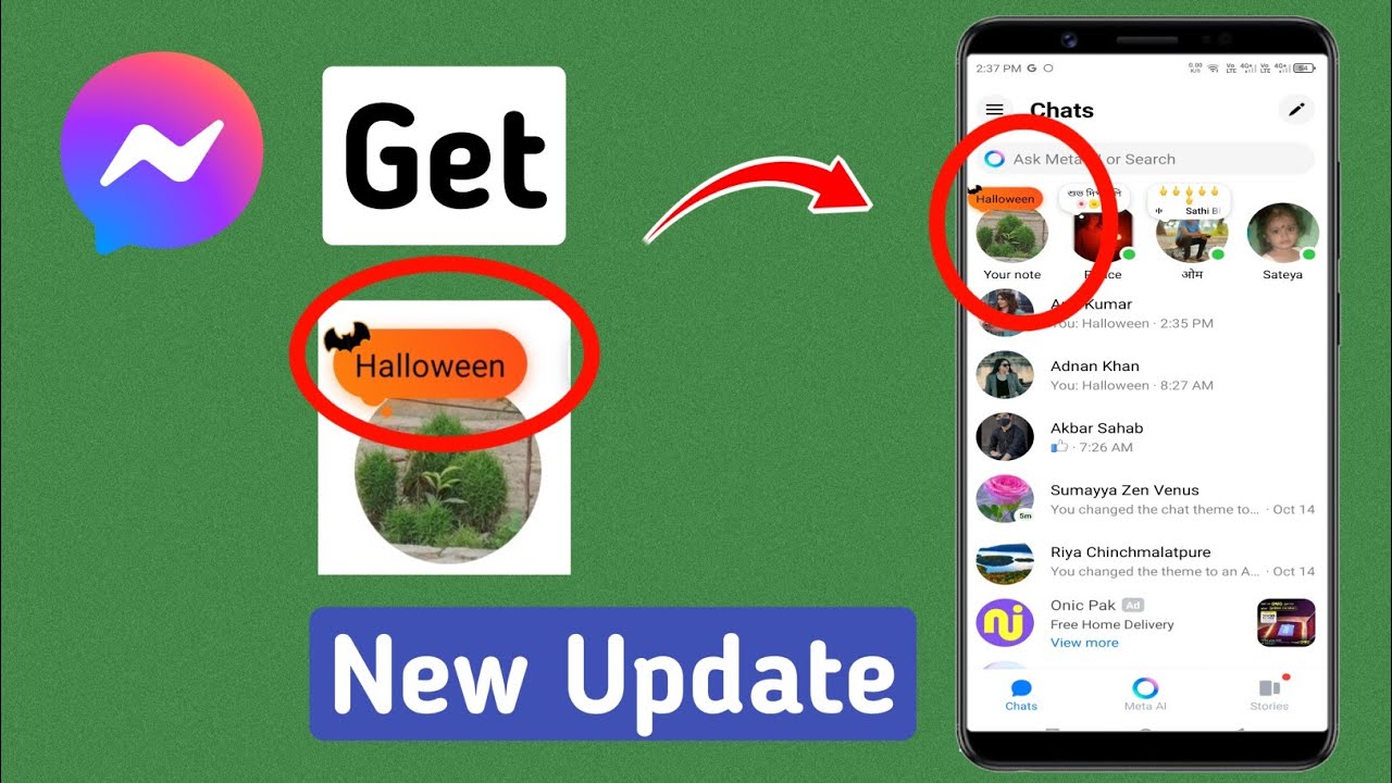 How to Get Halloween Gold Notes on Messenger Messages (New Update 2024 ...
