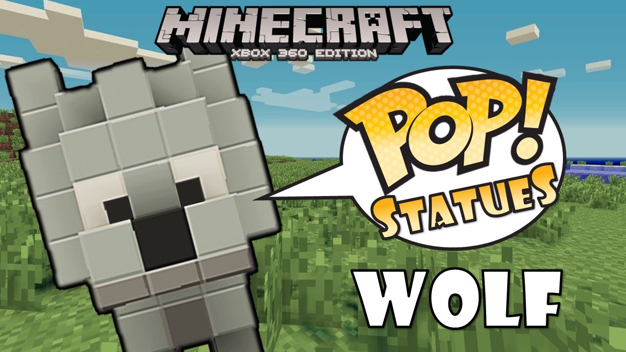Minecraft (Xbox): Funko™ Pop! Statues - "Minecraft Wolf" - YouTube