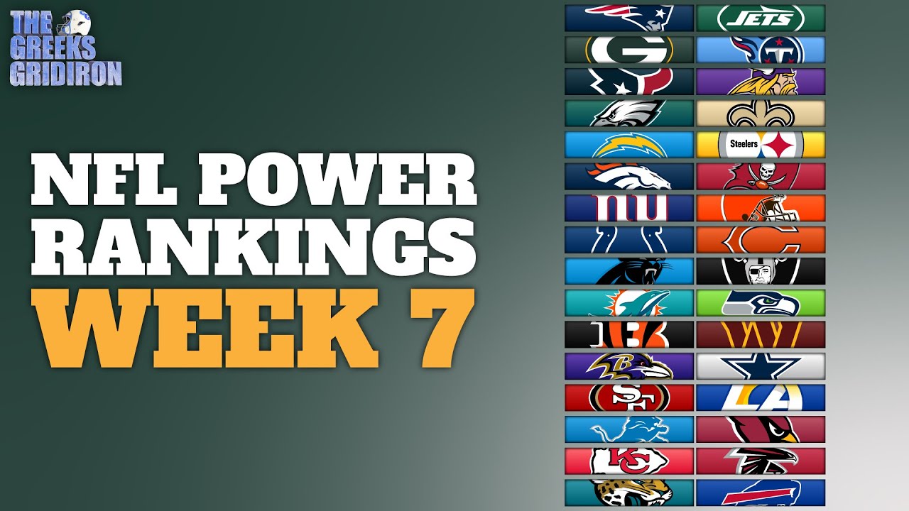 NFL Power Rankings Week 7 | 2024 - YouTube