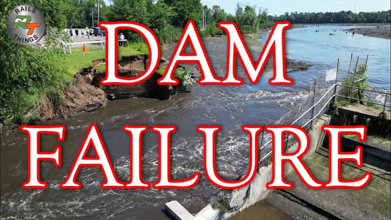 Manawa WI Mill Pond Dam Failure Aftermath - YouTube