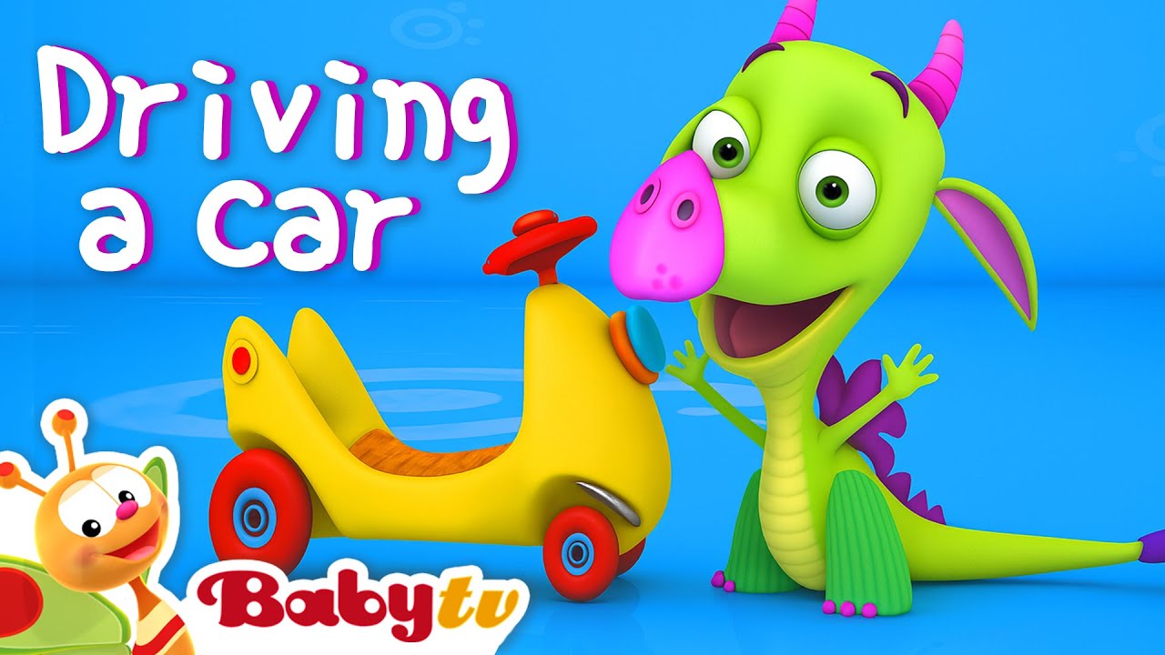 Driving a Car Adventure! 🚗 Fun Cartoons for Toddlers | BabyTV - YouTube