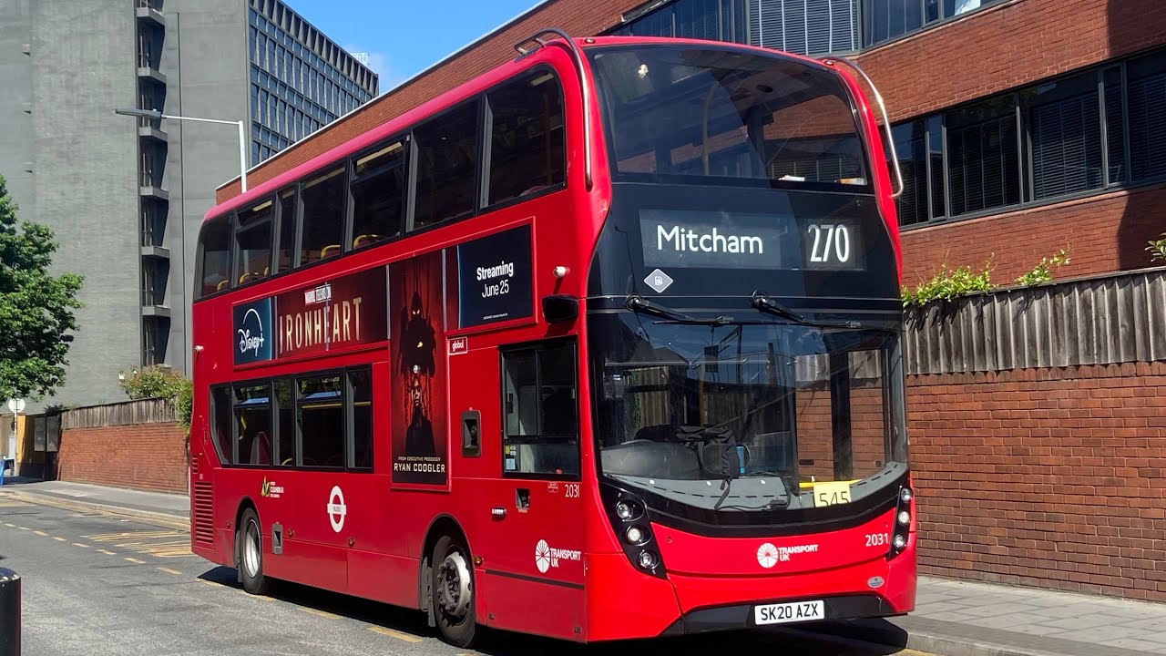 FRV. Transport UK Route 270. Putney Bridge - Mitcham. Enviro 400MMC SH ...