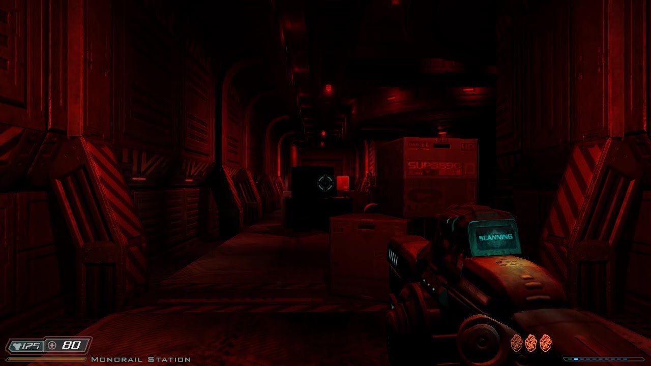 Doom 3 RoE Monorail Station ambience 2 [BFG Edition] - YouTube