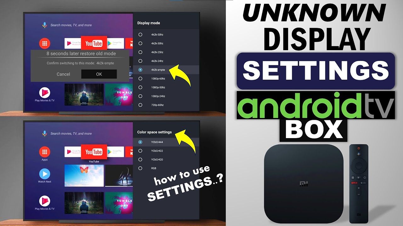 Unknown TV Display Settings | Android TV Box 2021 | Mi Box S | Xiaomi ...