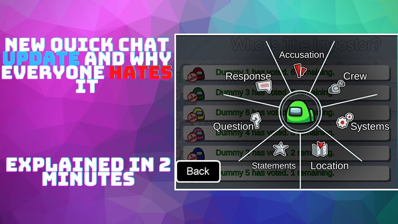 New Quick Chat Feature In Among Us And Why Everyone Hates It Explained ...