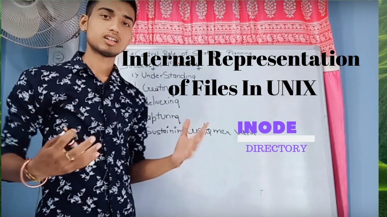 Internal Representation of Files In UNIX || Inode In UNIX ||Directory ...