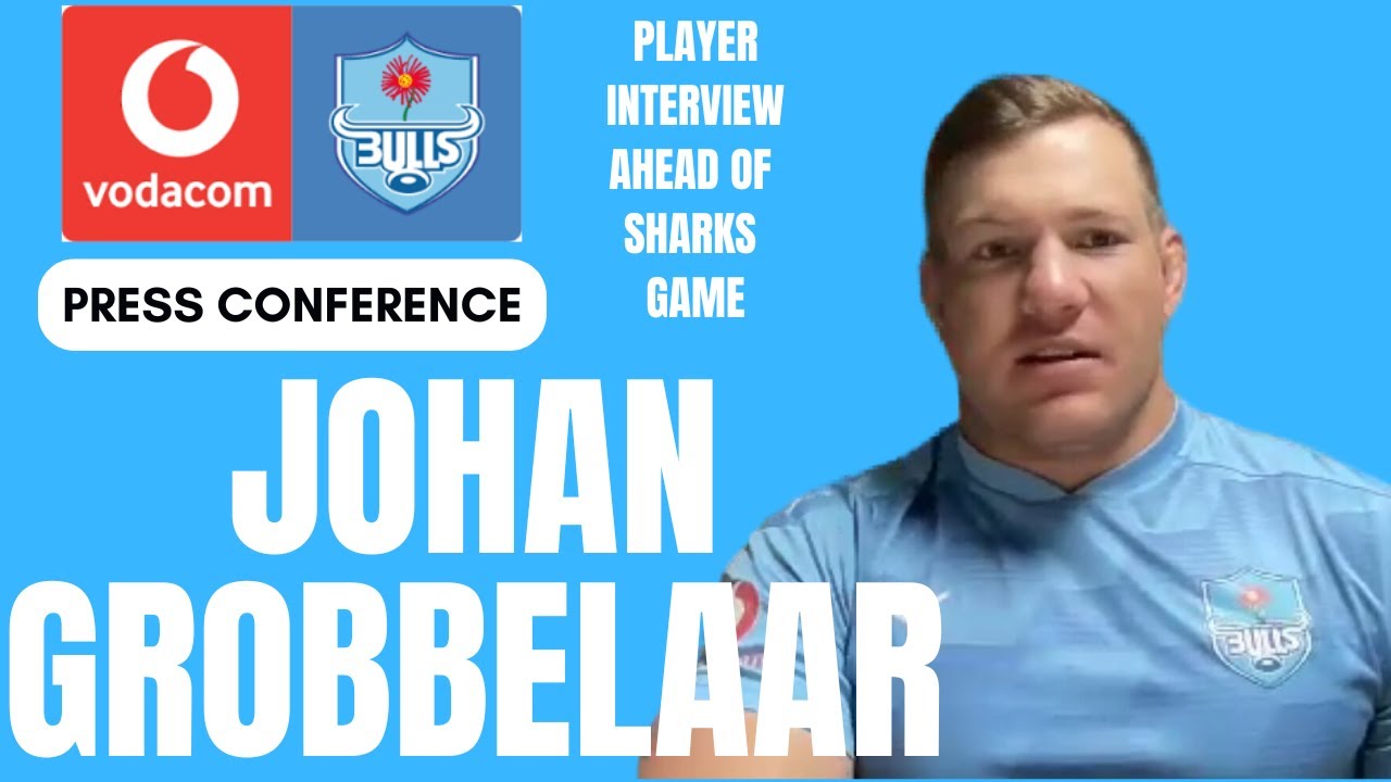 BULLS: Johan Grobbelaar player interview ahead of Sharks game - YouTube