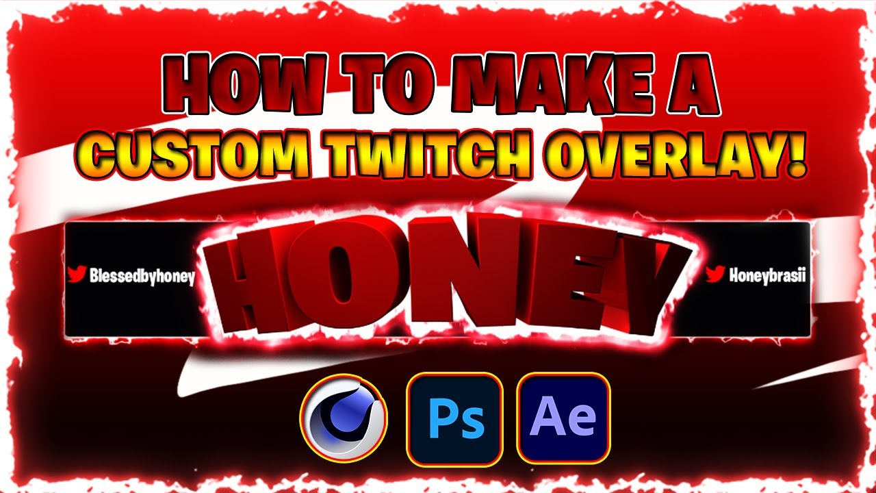 Adobe After Effects: HOW TO MAKE EASY ANIMATED STREAM OVERLAYS FOR ...