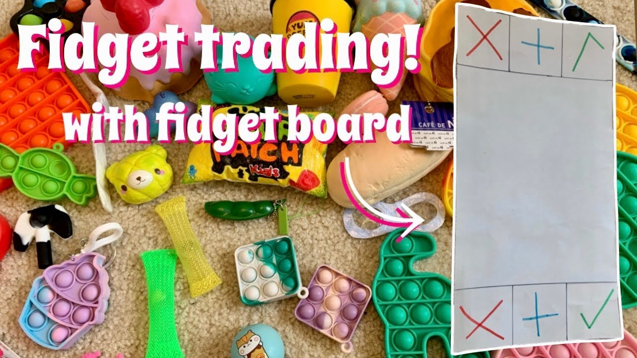 FIDGET TRADING WITH MY BROTHER SKIT! - YouTube