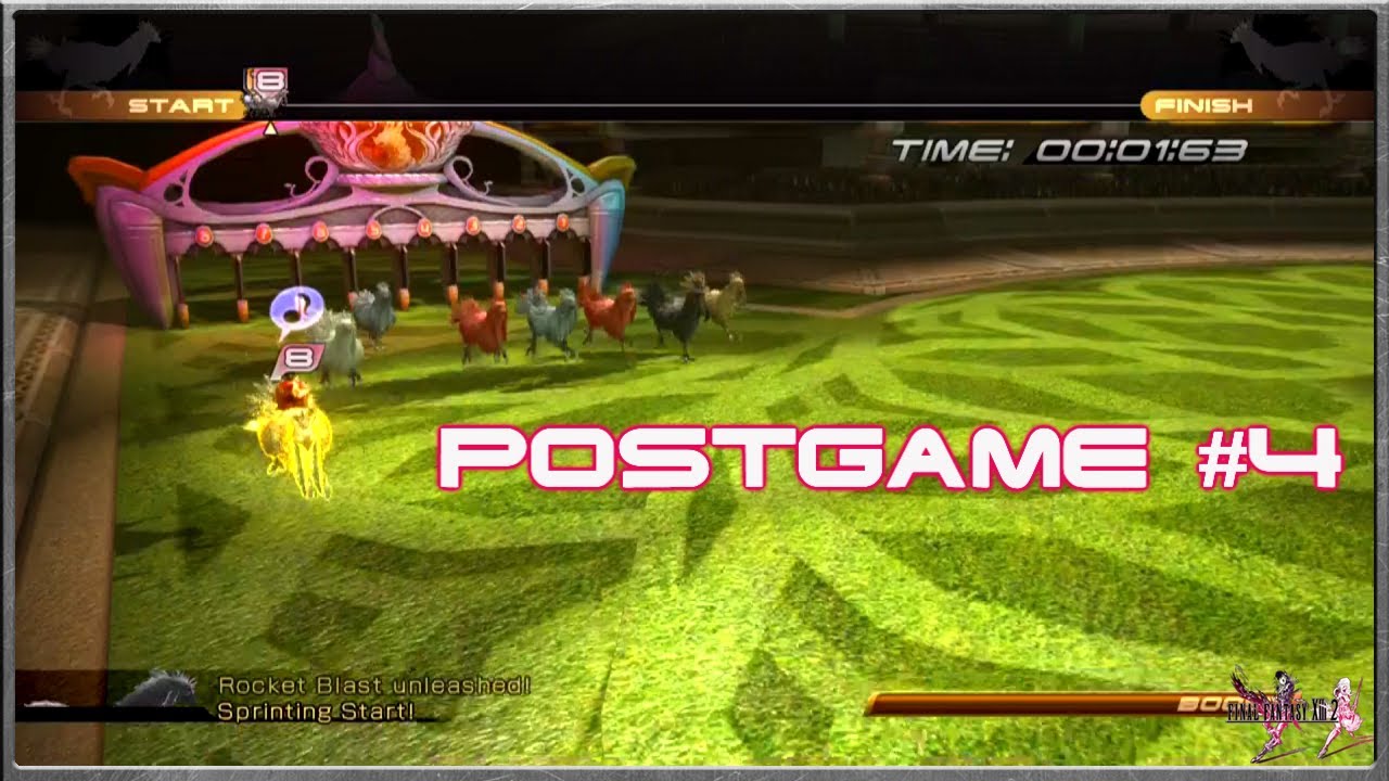 Final Fantasy 13-2 - Chocobo Racing - Golden Chocobo - Postgame 4 - YouTube
