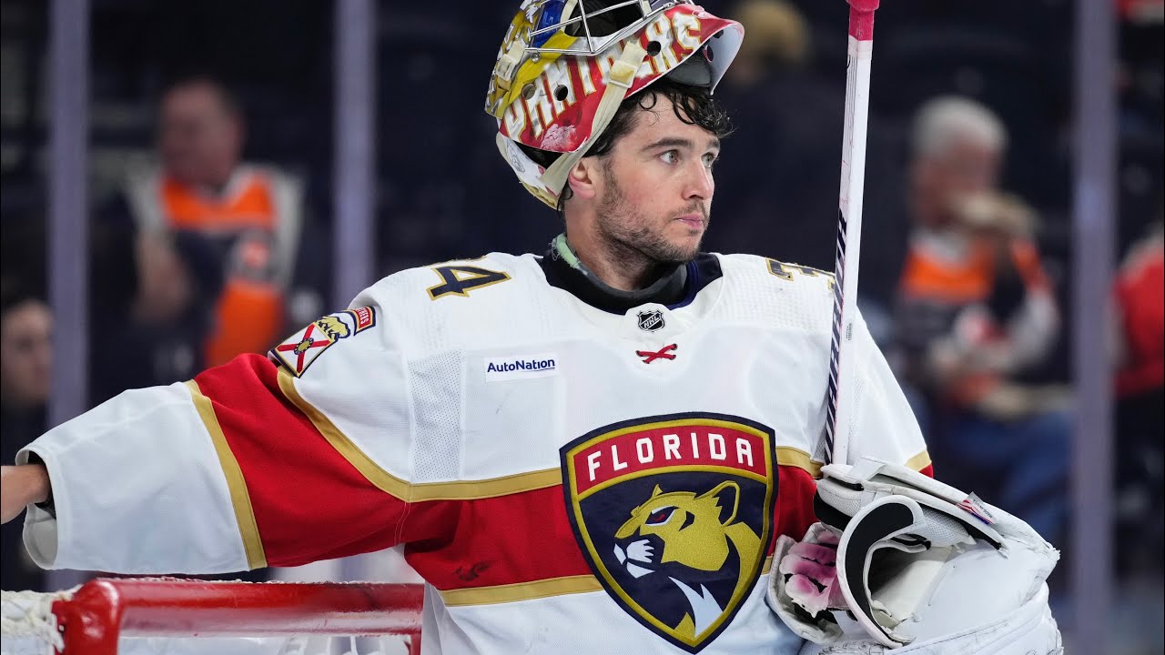 Alex Lyon, Panthers Postgame: Florida 2, Buffalo Sabres 1 - YouTube
