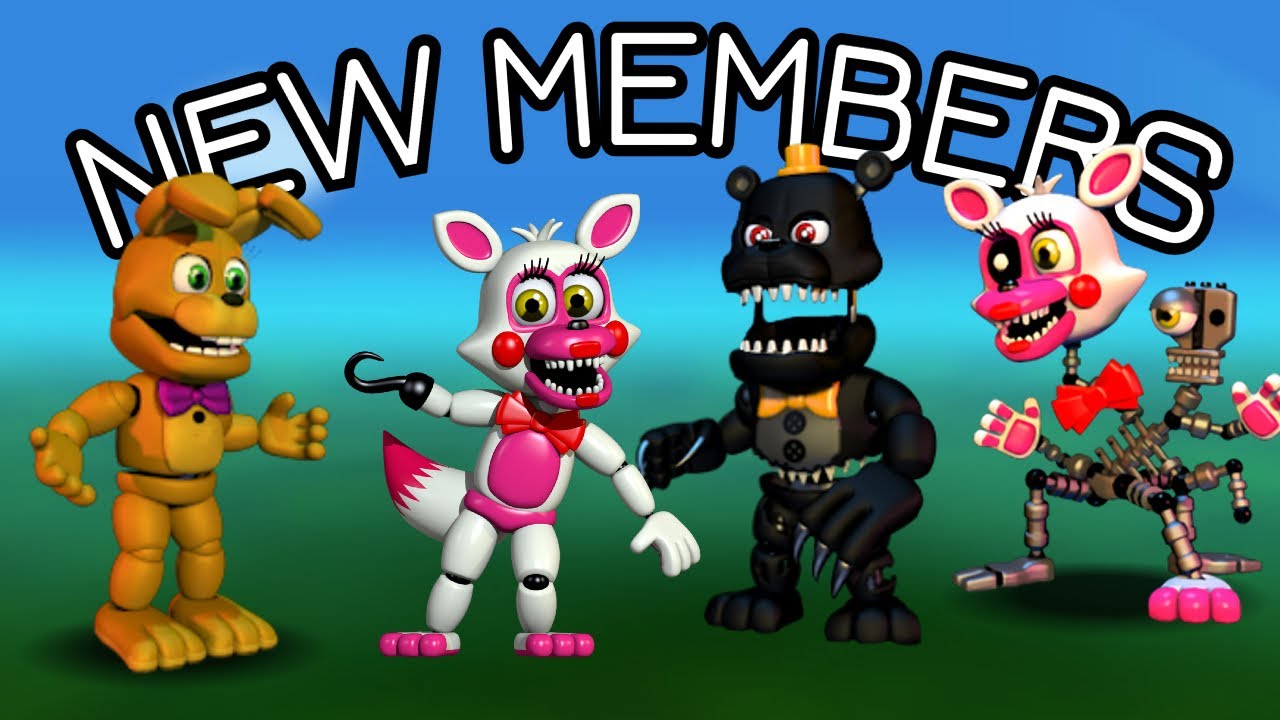 FNAF WORLD: BUILDING MY PARTY - YouTube