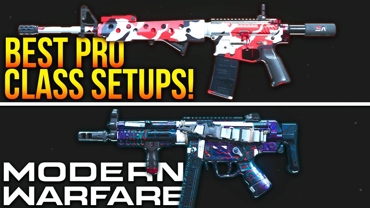 Modern Warfare: The BEST PRO SETUPS To Use! (Best Classes) - YouTube
