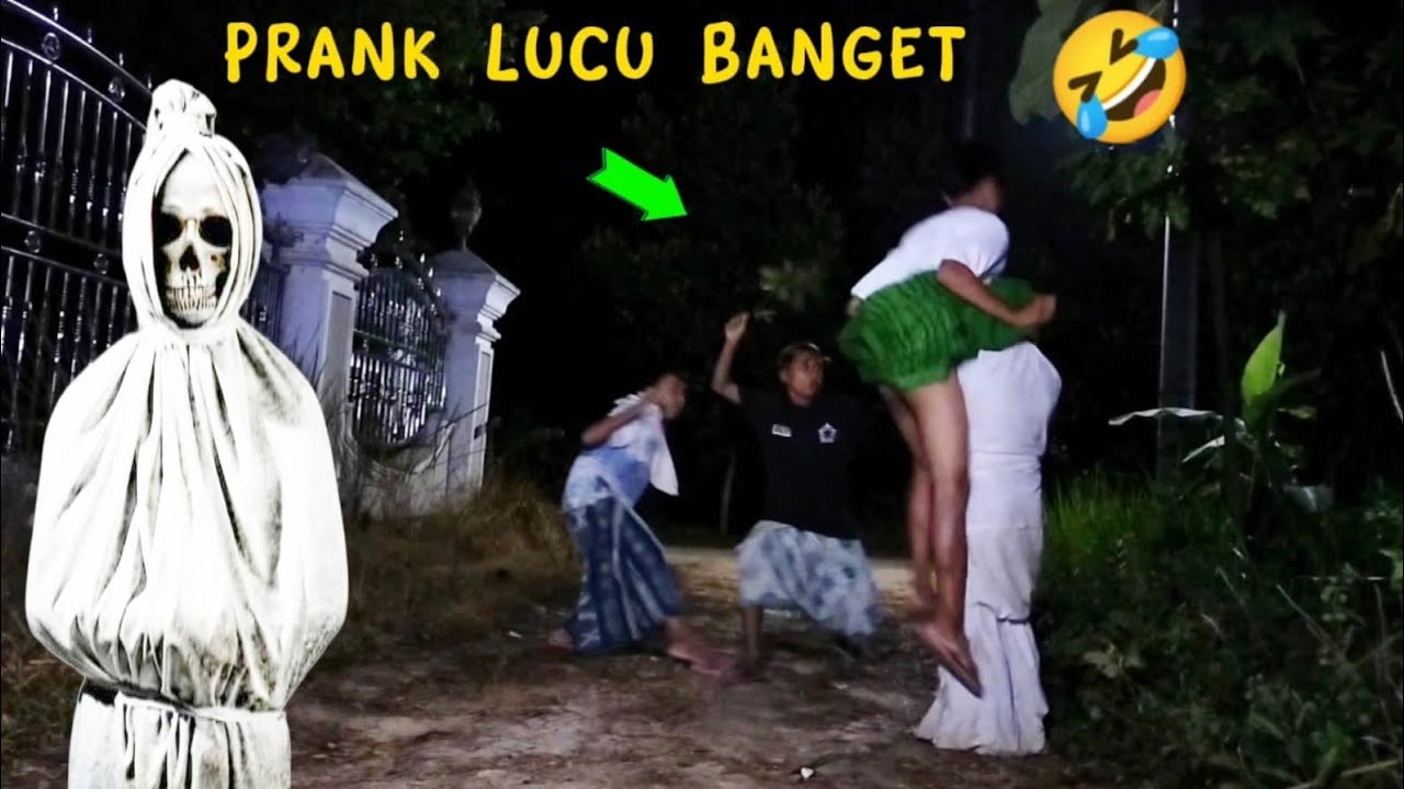 Best Scary Ghost Funny Pranks || Prank Pocong Lucu Dan Kuntilanak Auto ...