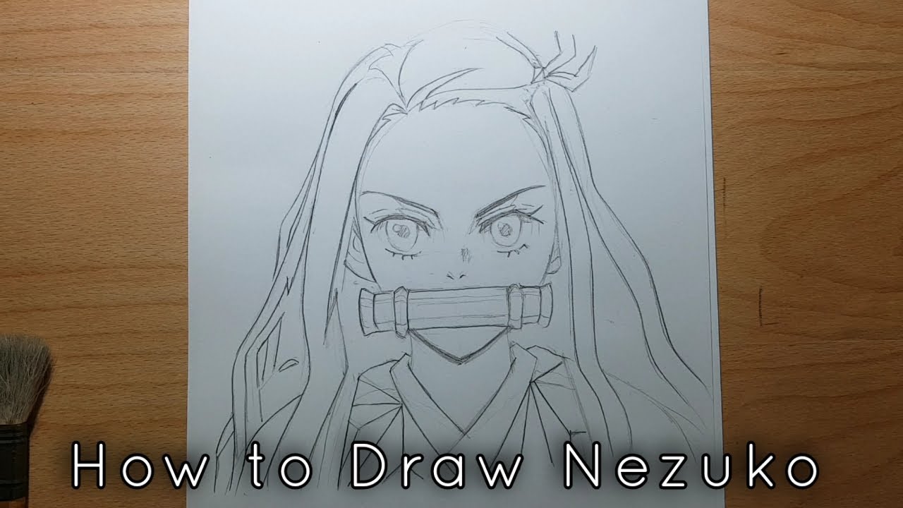 How to Draw Nezuko [Kimetsu no Yaiba] วาดเนซึโกะ - YouTube