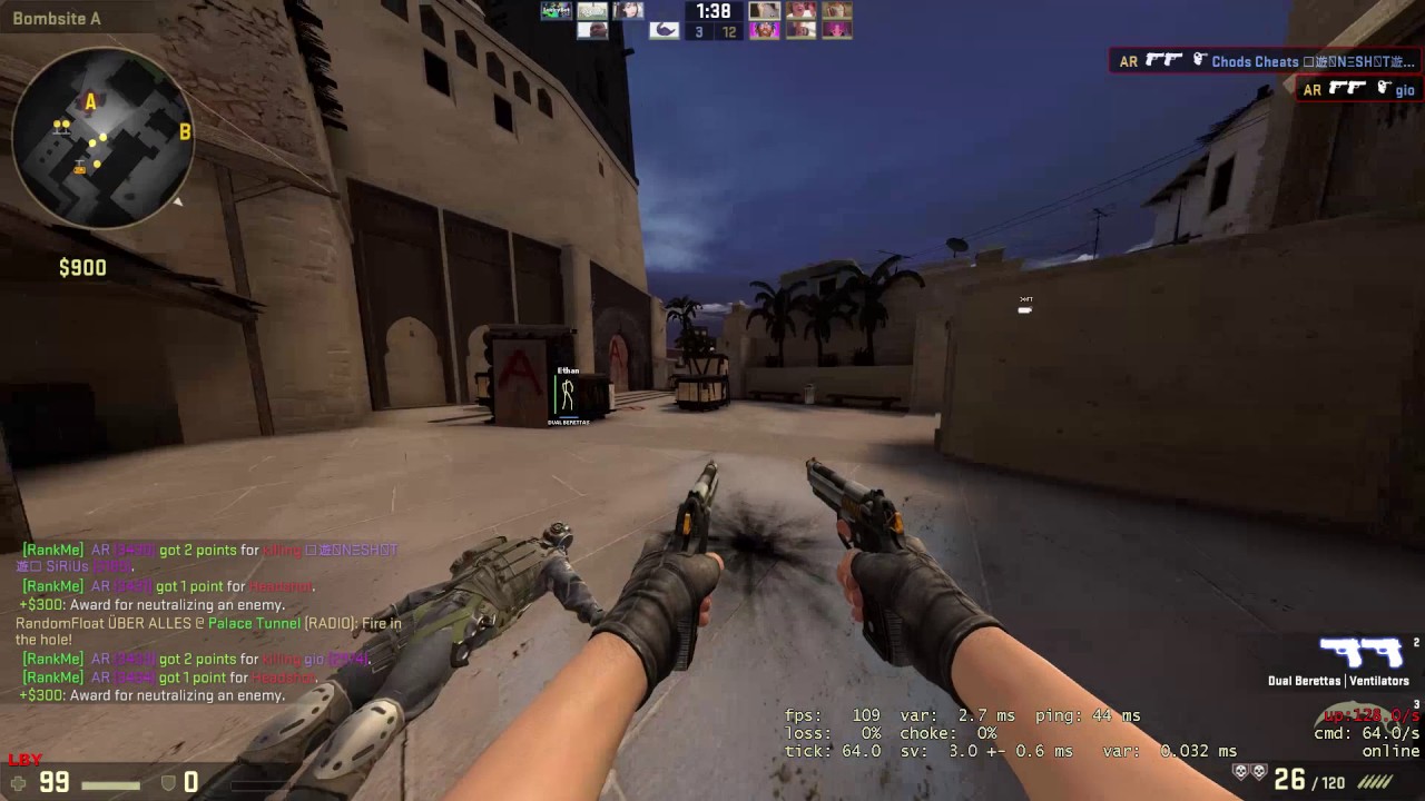 [CSGO/Skeet] Render test + Sony test (5 man) - YouTube