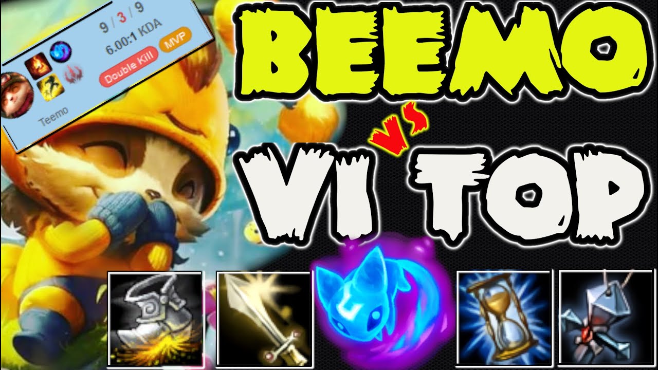 TEEMO vs VI TOP LANE - HOW TO WIN FROM VI TOP LANE PICK - League of ...