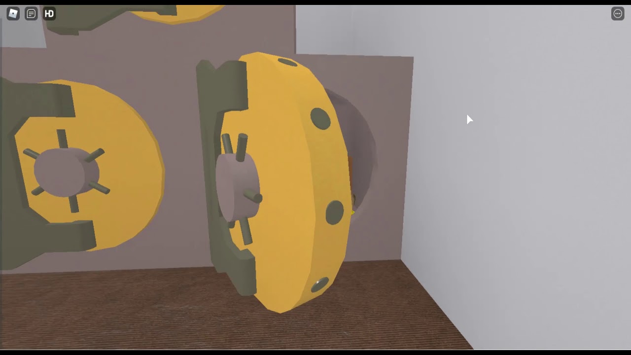 Robbing the Bank vault in Roblox - YouTube