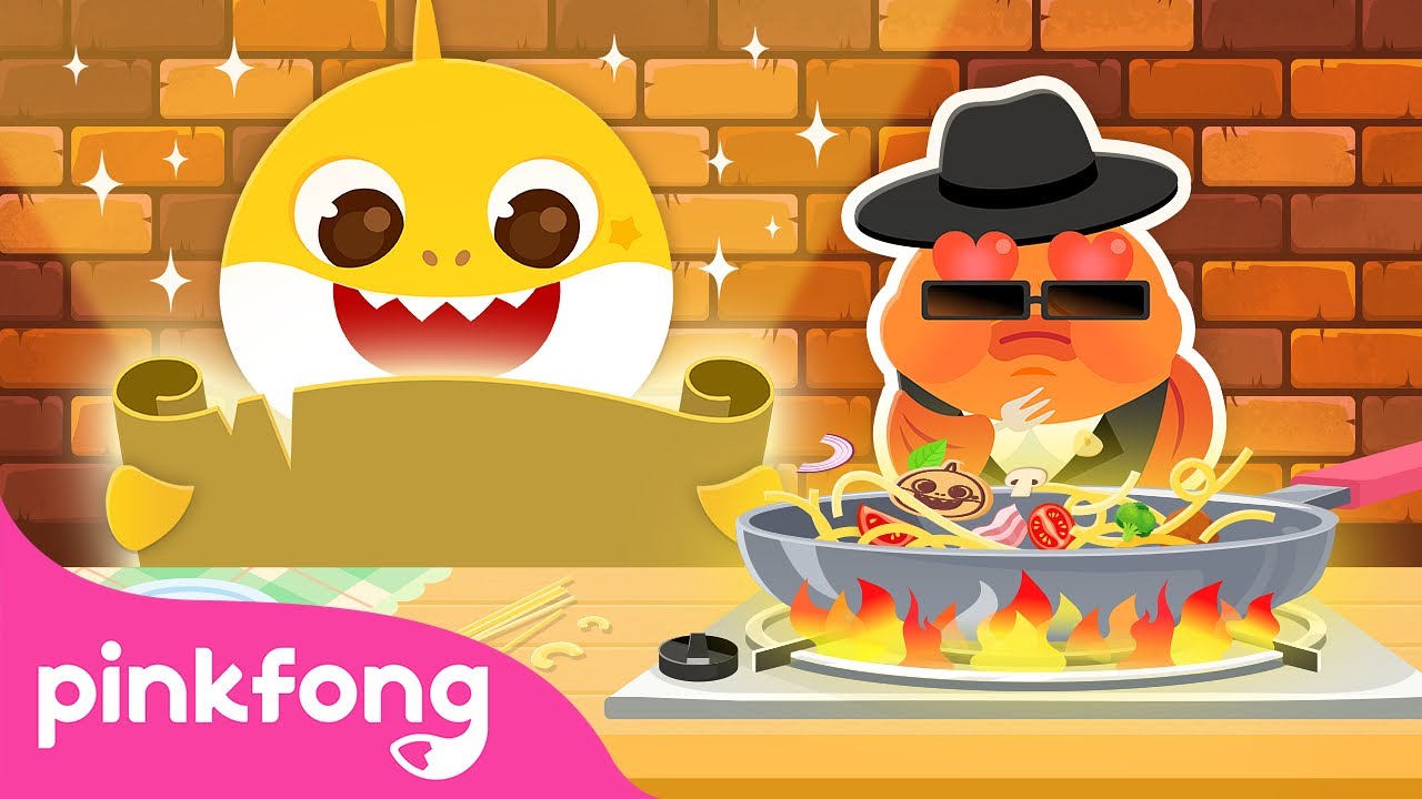 What’s the secret recipe?! 🍝ㅣ👨‍🍳 Cooking games for kids⎪Baby Shark ...