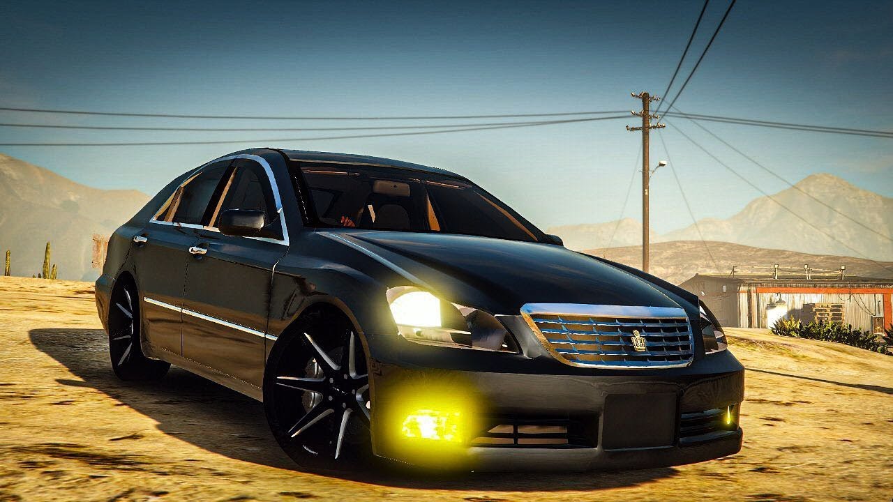 Grand Theft Auto V Toyota Crown Royal Saloon Gameplay - YouTube