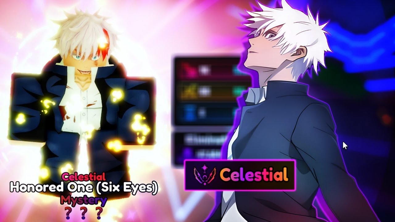 Buffed Celestial Gojo Showcase in Anime Power Defense Roblox - YouTube