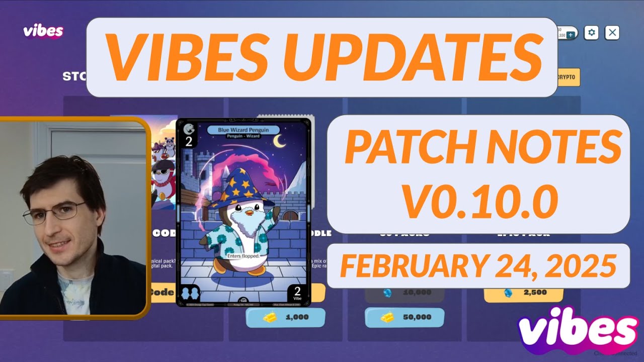 Vibes Updates: Patch Notes v0.10.0 - YouTube