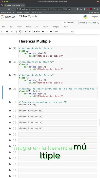 Herencia multiple en POO #python #programming #coding #programacion #septipycode #edutuber - YouTube