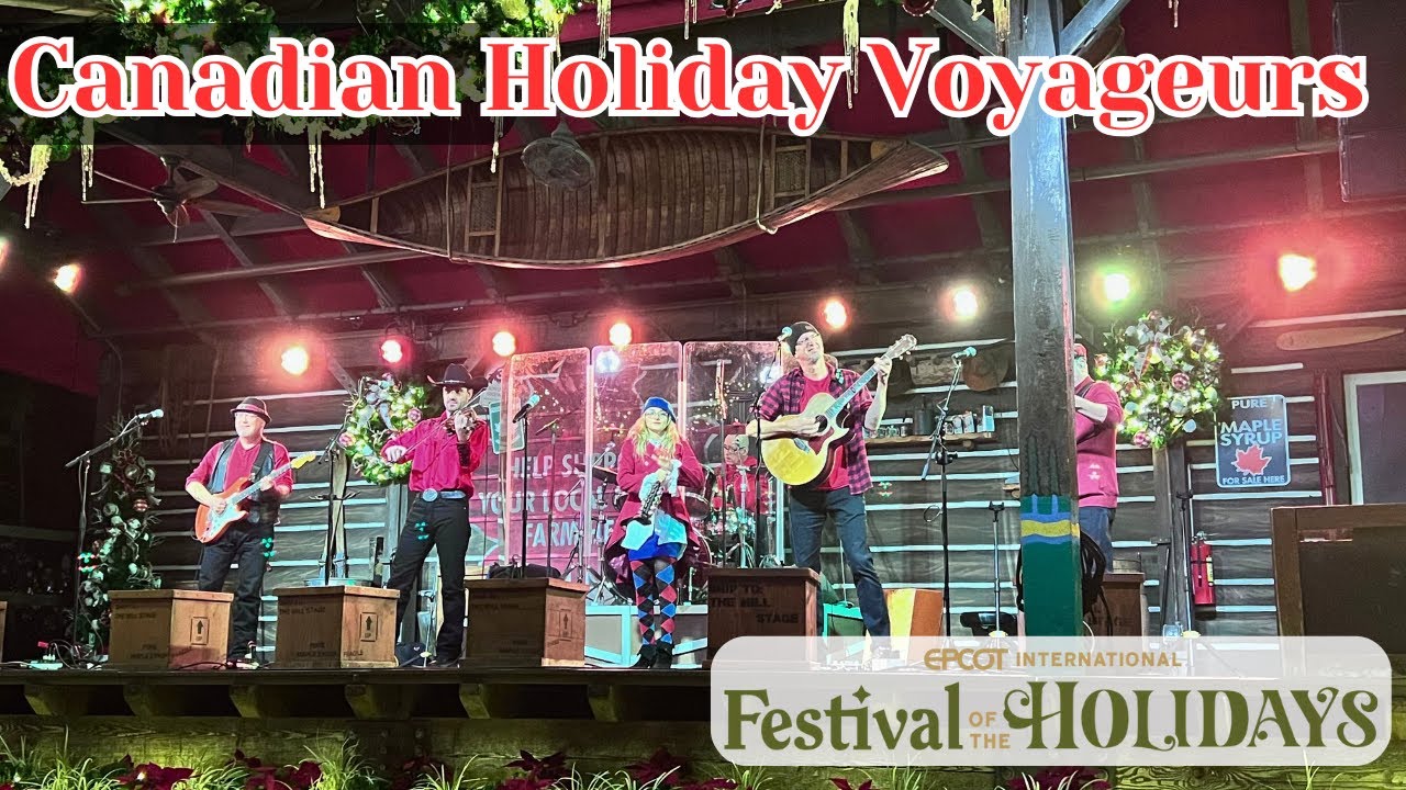 Canadian Holiday Voyageurs in the Canada Pavilion - YouTube
