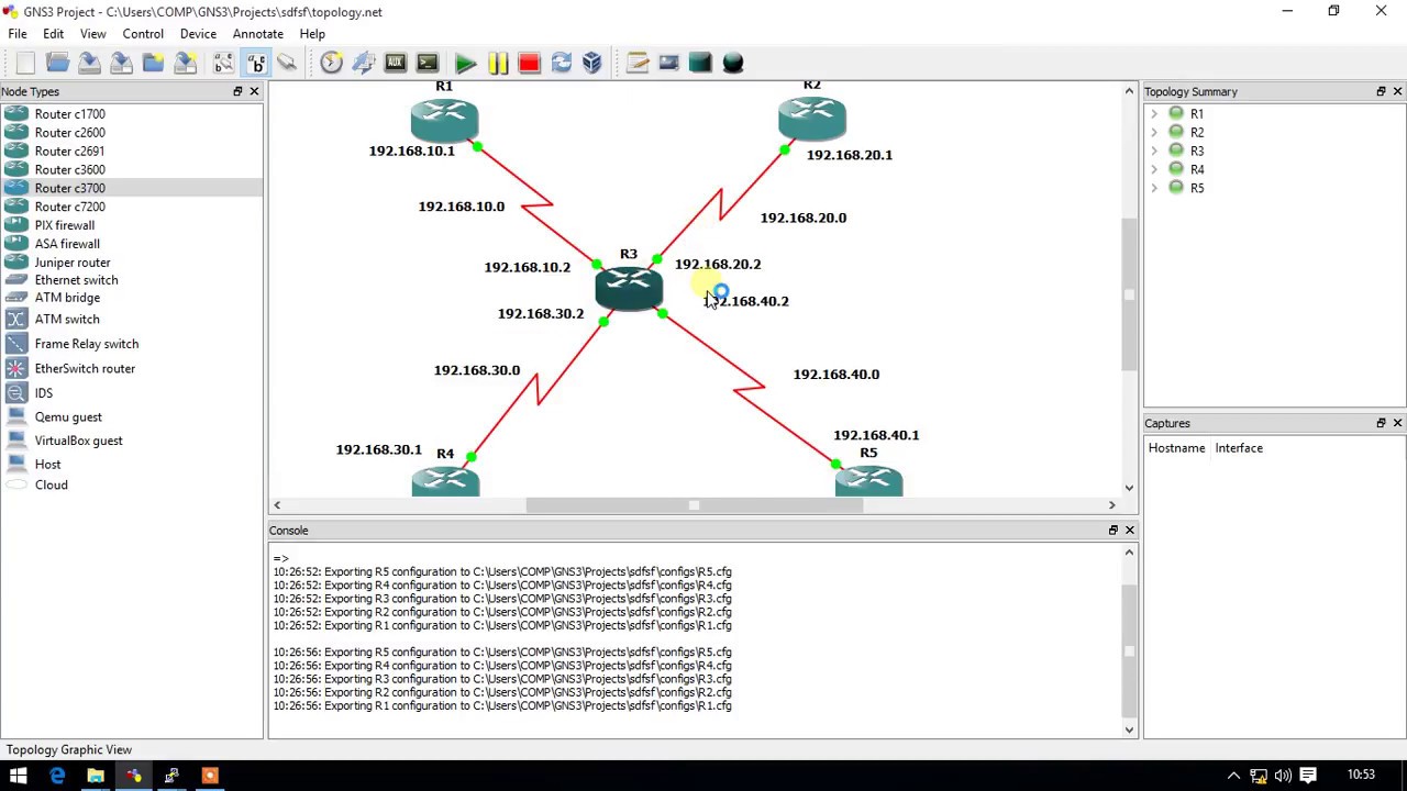 How To Configure RIP in GNS3 - YouTube