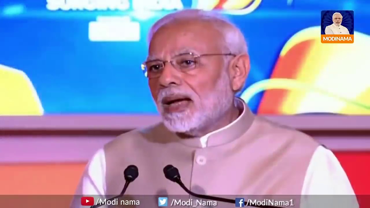 Pm Narendra modi ask questions to media - YouTube