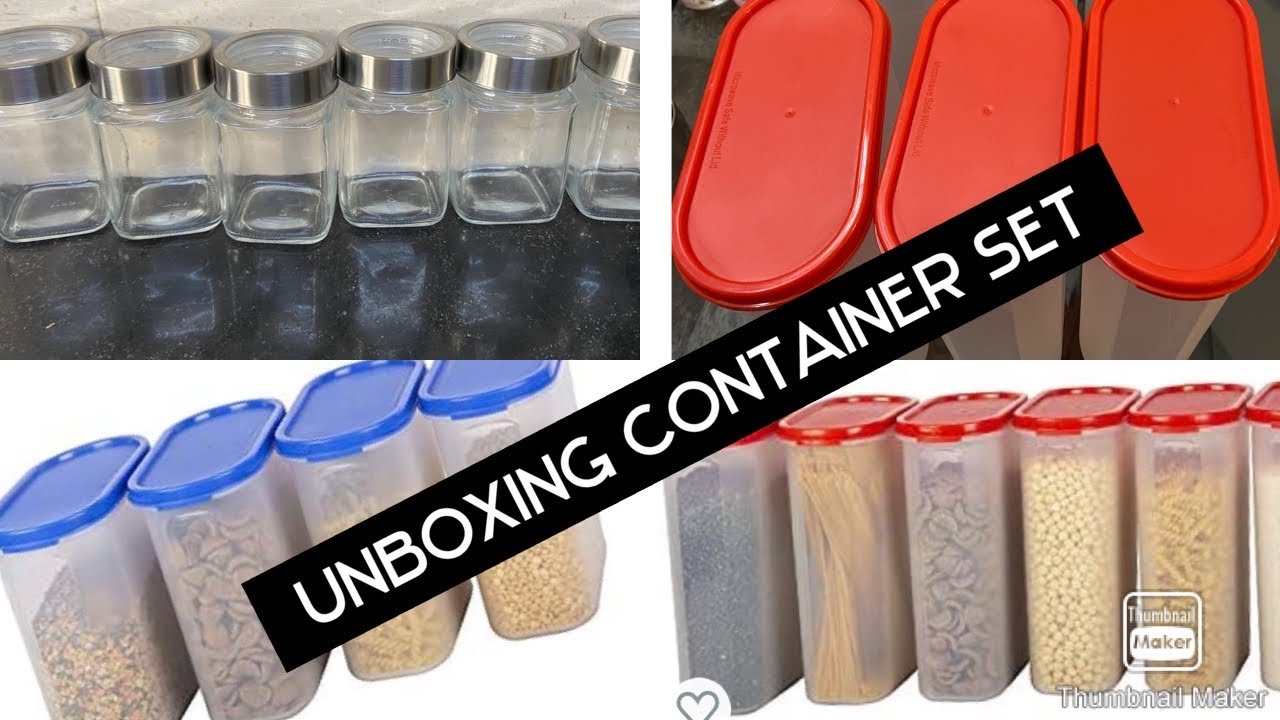 Amazon unboxing container set - YouTube