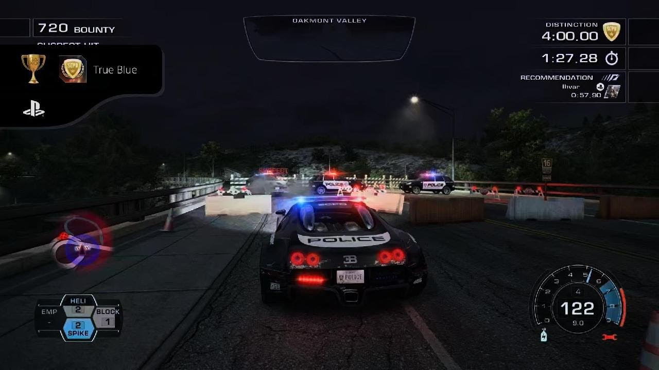 Need for Speed Hot Pursuit Remastered True Blue Trophy PS4 - YouTube