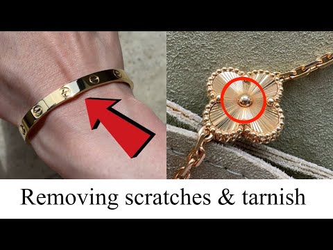 How I Remove Scratches & Tarnish from Cartier & Van Cleef Jewelry (DIY Gold Cleaning Tips)