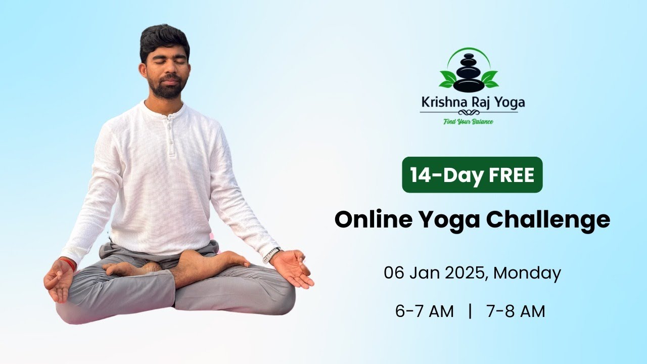 Yoga for Lower body | 6 AM | Krishna Raj Yoga - YouTube