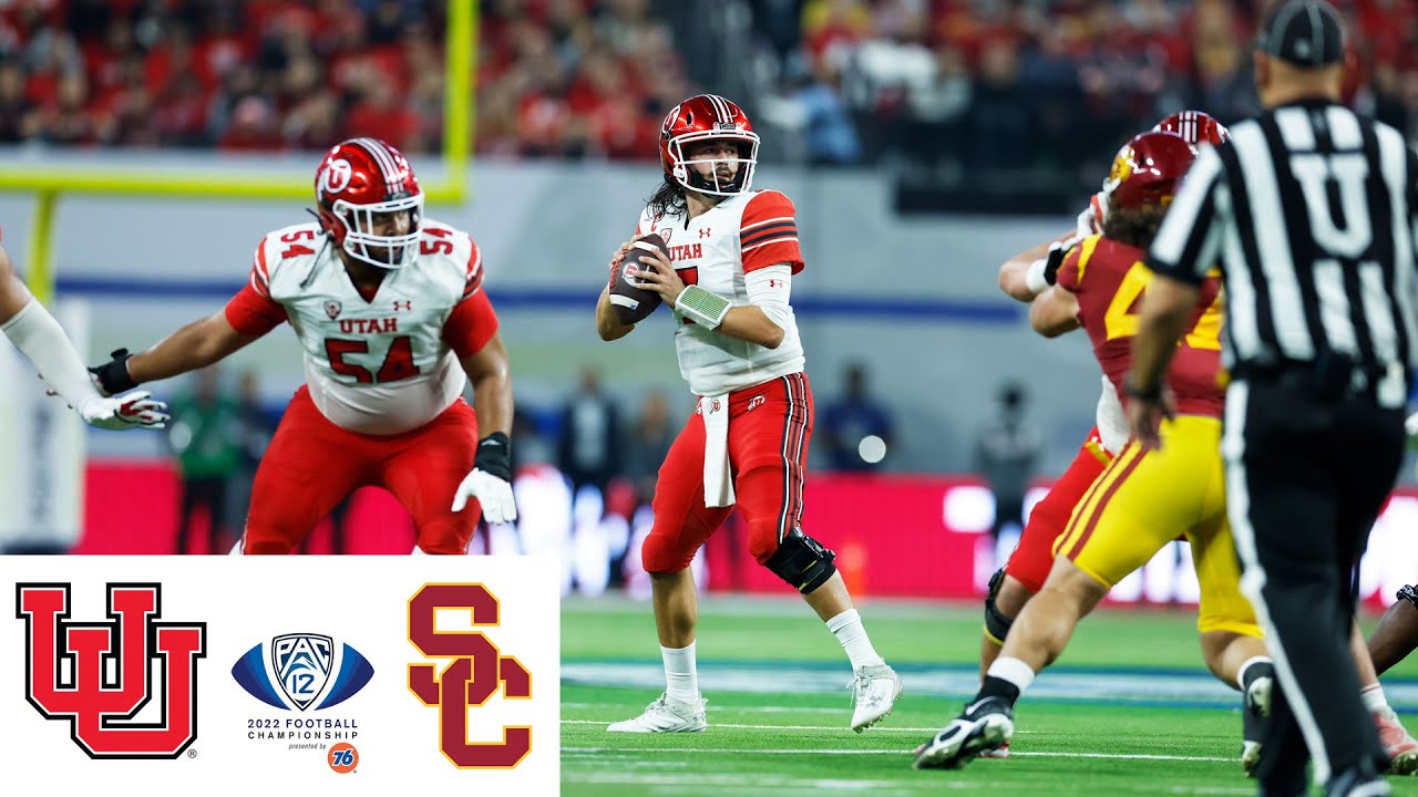UTAH BEATS USC TO WIN PAC-12 CHAMPIONSHIP!!! - YouTube