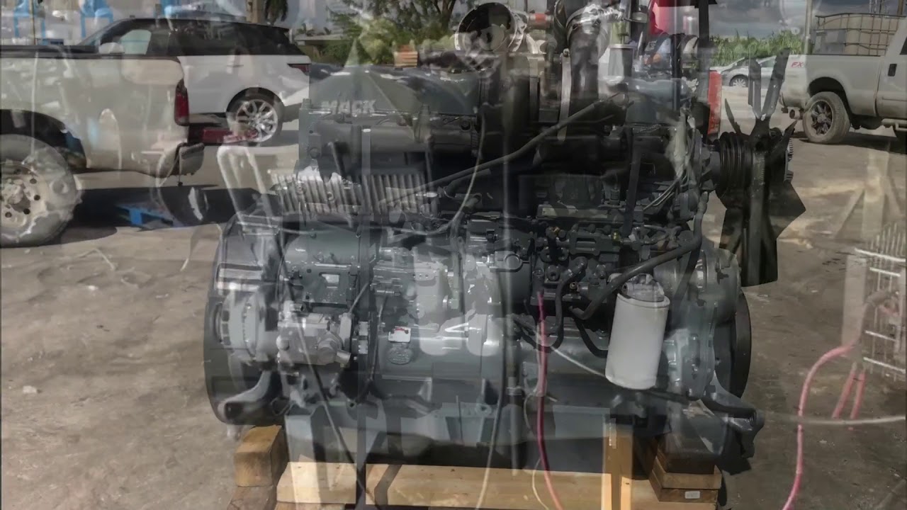 USED 1983 Mack E6 Diesel Engine For Sale Serial # 52666P1 - YouTube