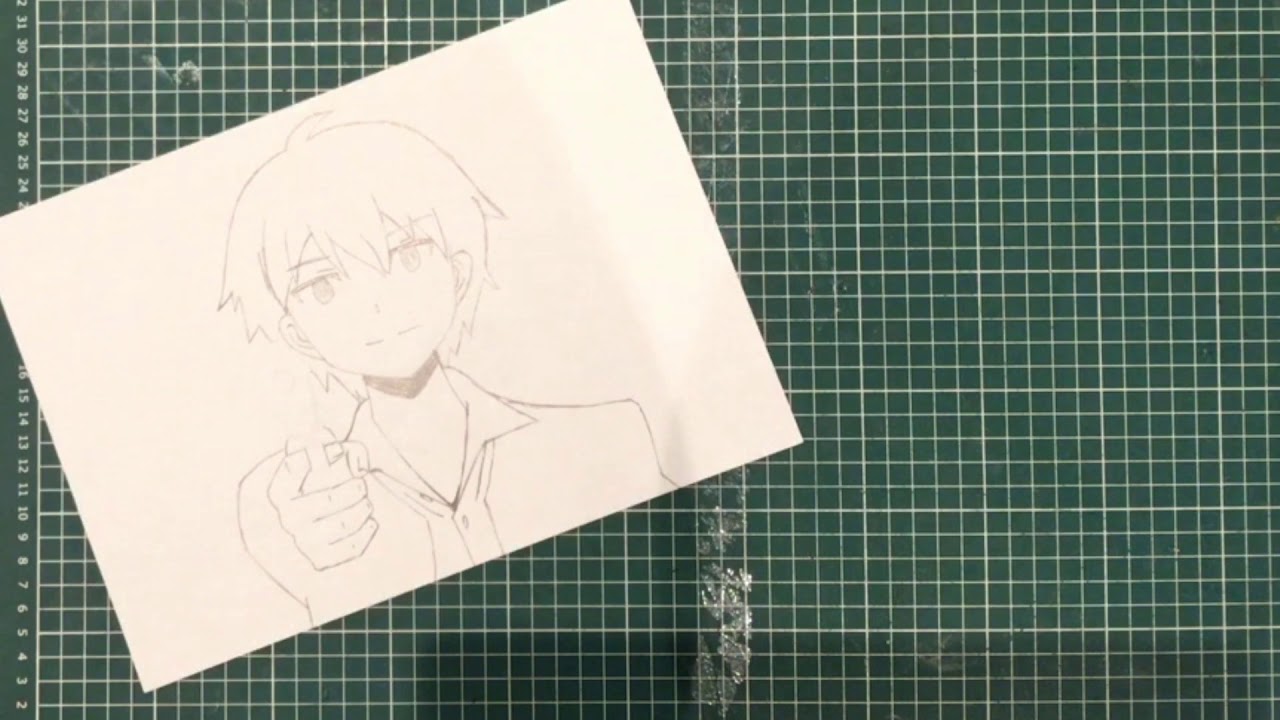 Drawing Karma Akabane from Assassination classroom - YouTube