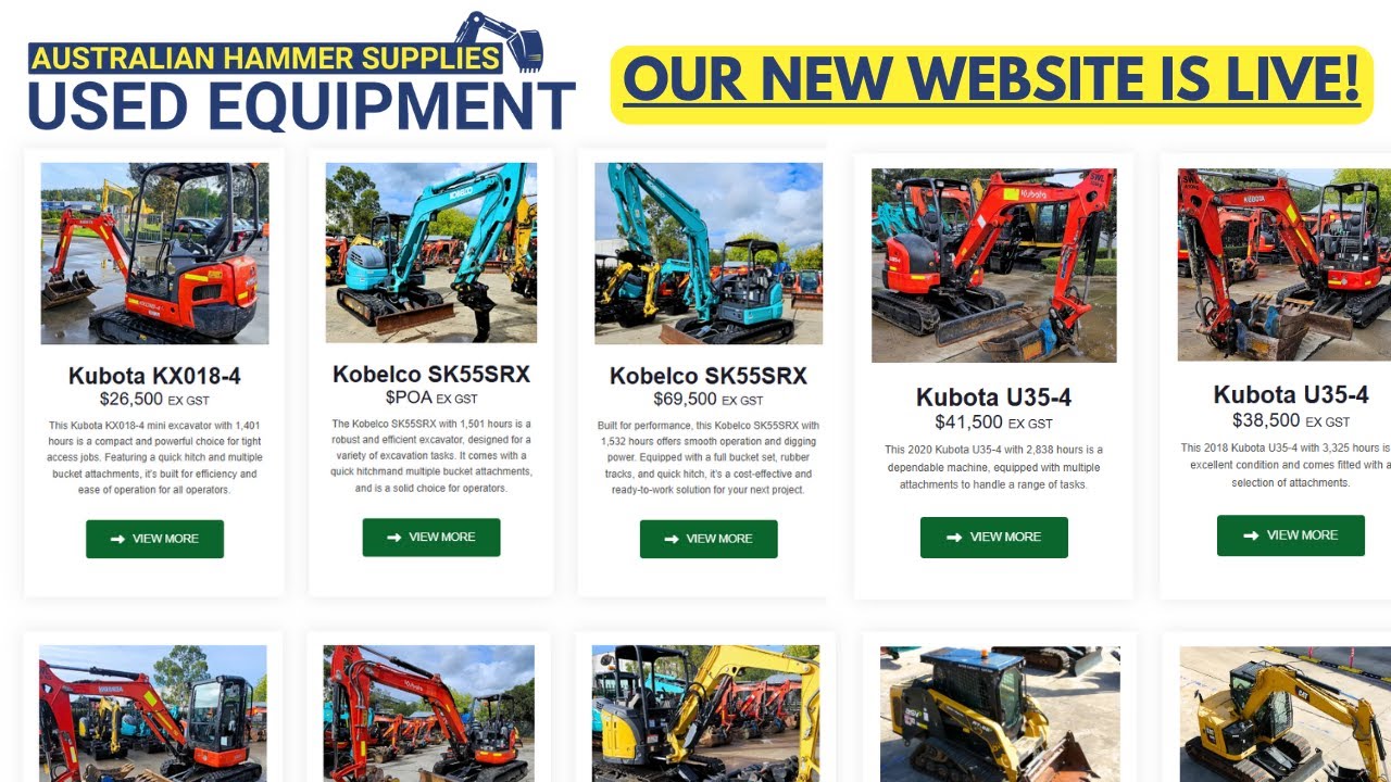 BIG NEWS: Our NEW Used Equipment Website is LIVE! - YouTube