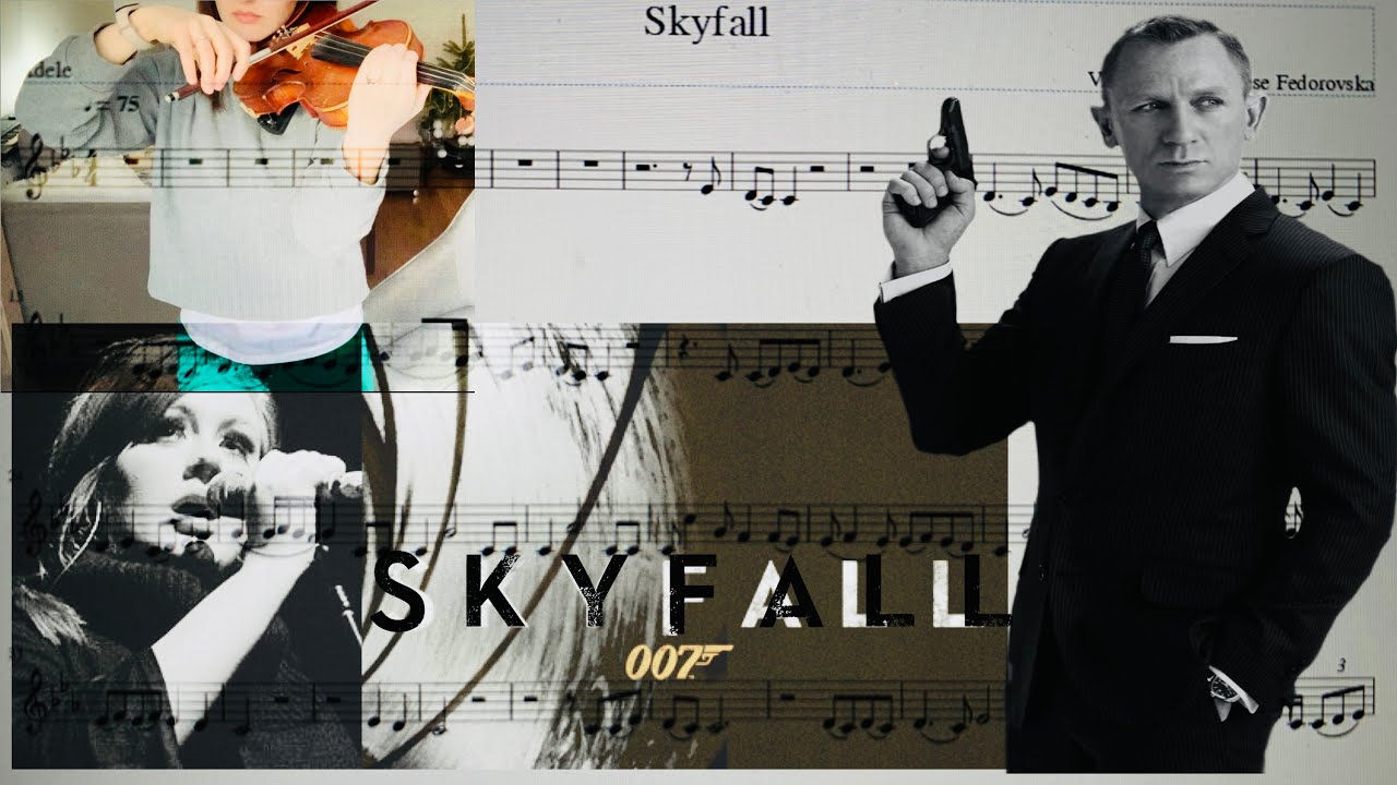 Skyfall by Adele I Violin sheet - YouTube