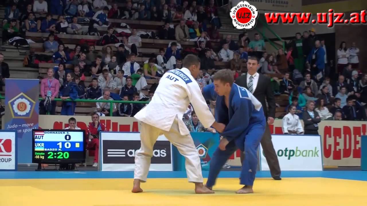 2013 Judo U18 Zagreb European Cup Dornauer Simon (AUT) - Badzo Kristian ...