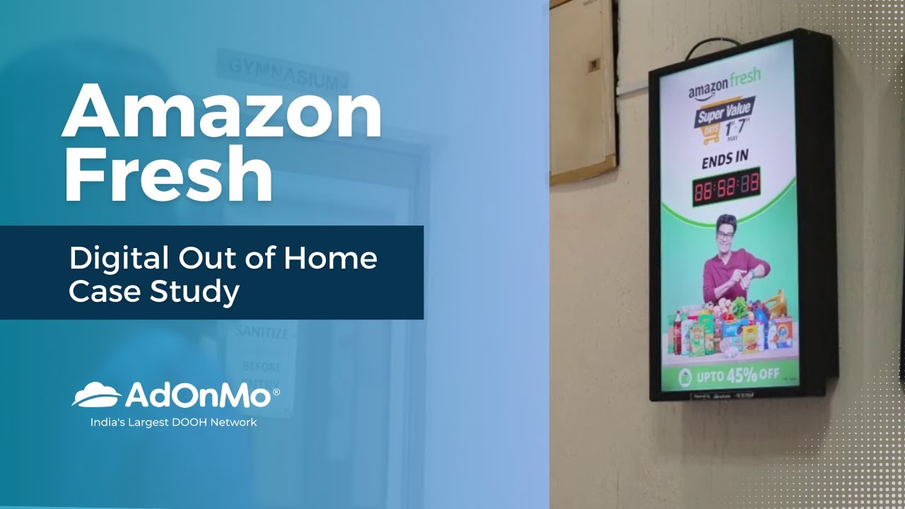 Amazon Fresh - DOOH Case Study | AdOnMo x Rapport - YouTube