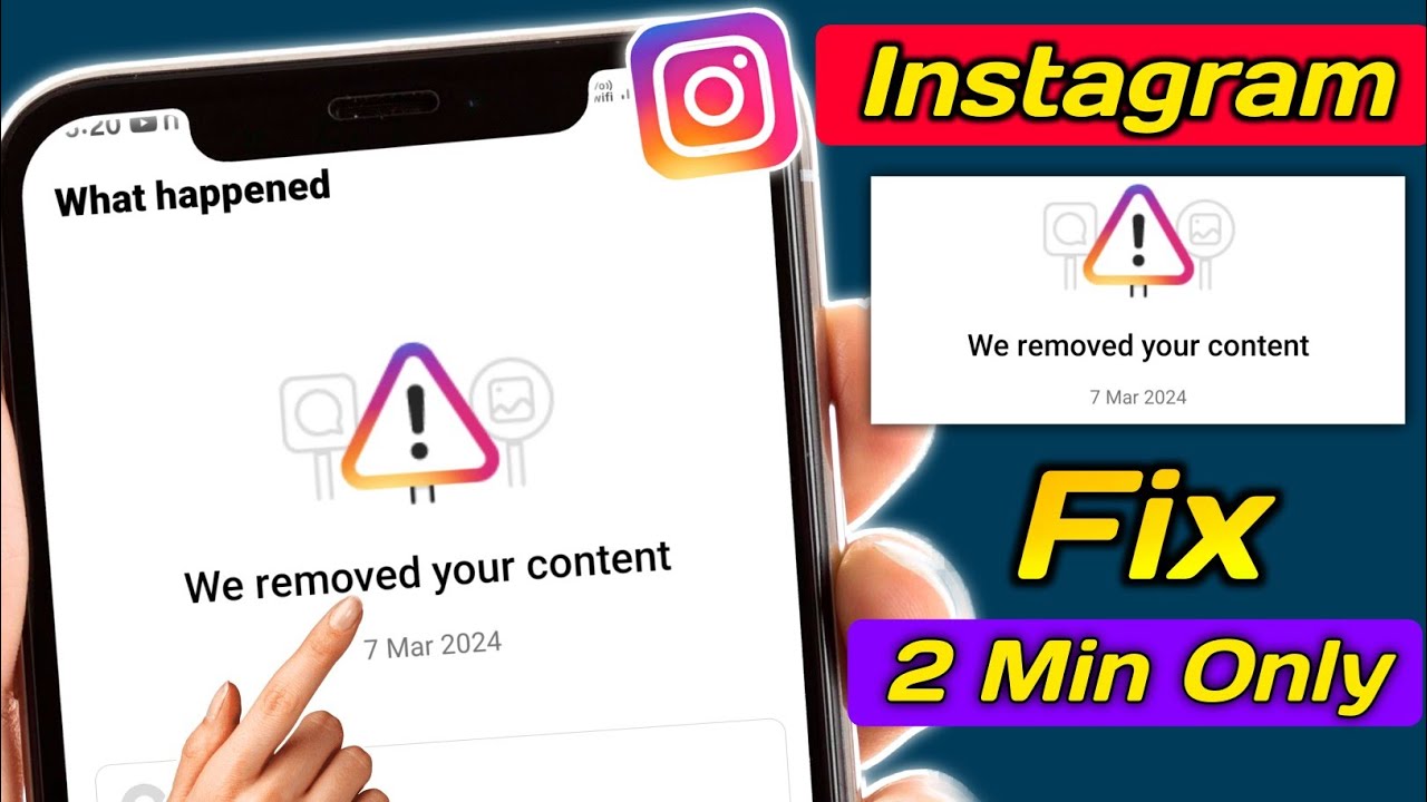 we removed your content instagram | we removed your content instagram ...