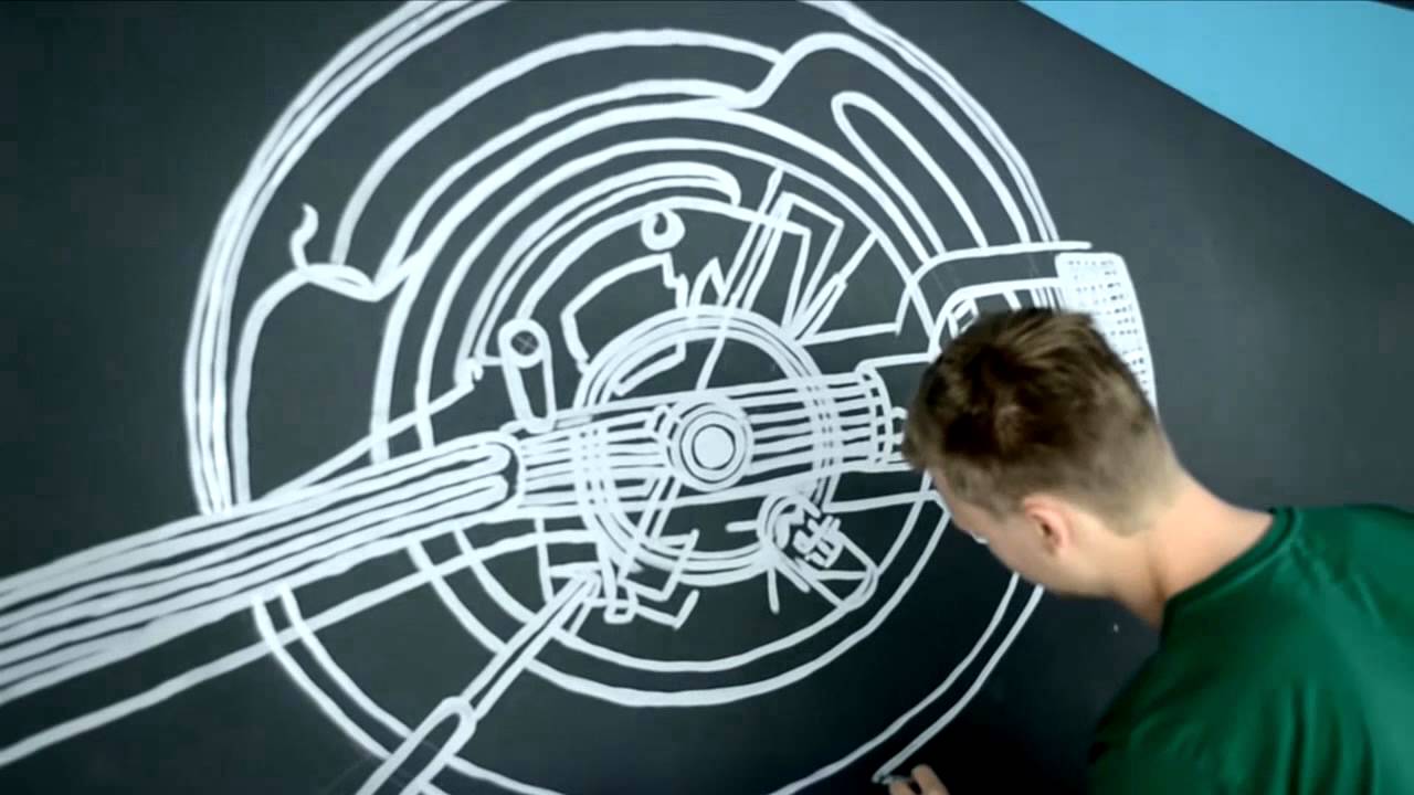 Dieter Rams Hommage art painting @ CYBEX Headquarter - YouTube