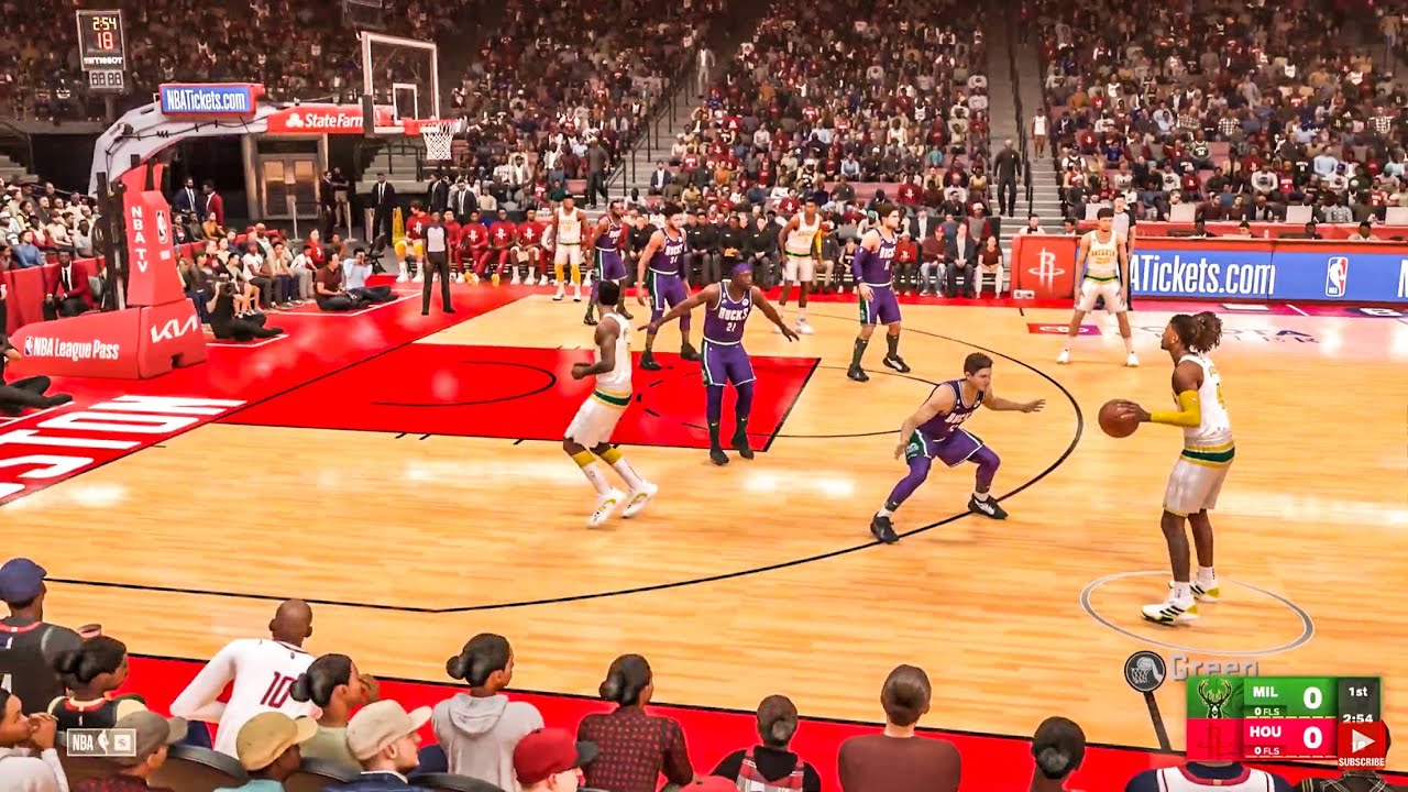 Milwaukee Bucks vs Houston Rockets 12/11/2022 NBA 2K23 Gameplay - YouTube