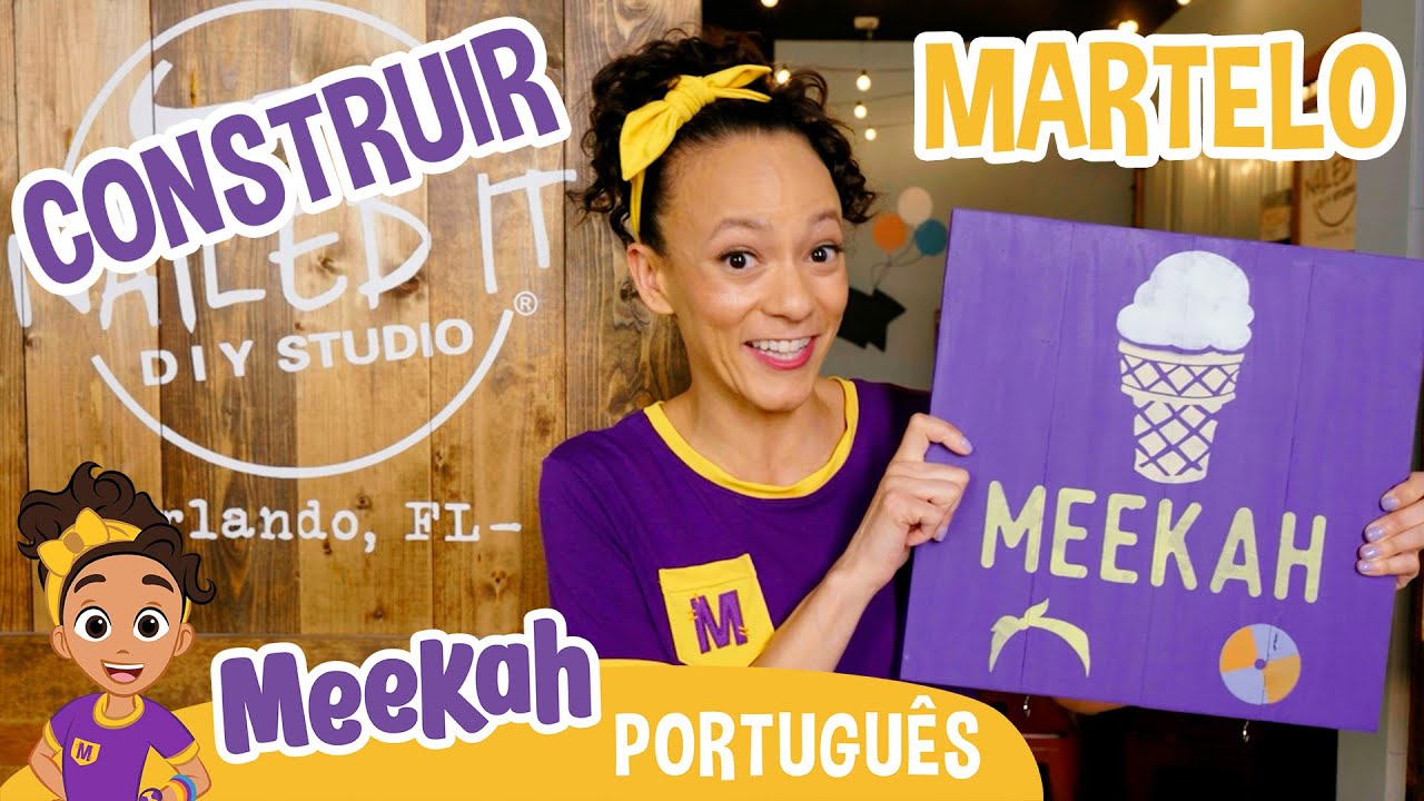 Meekah Constroi Arte ⚒️⚒️ | 💜Olá Meekah!💜| #meekah #blippibrasil - YouTube