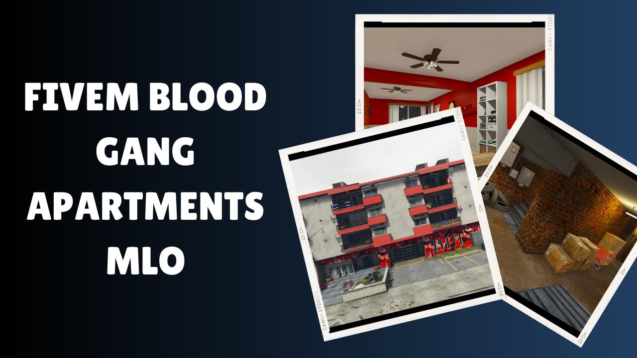 Explore the Ultimate FiveM Blood Gang Apartments MLO! - YouTube