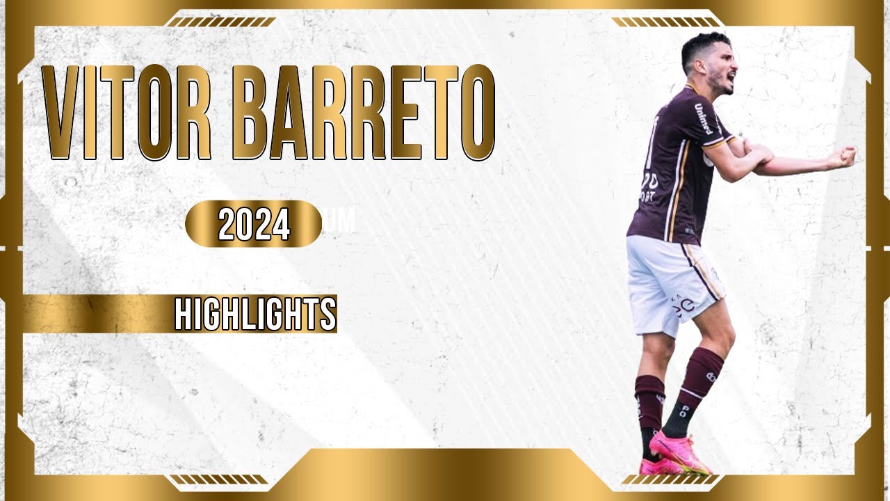 VITOR BARRETO - WINGER - FERROVIARIA - SP - 2024 - YouTube