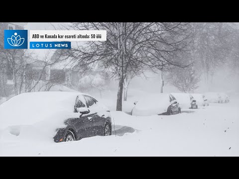 ABD ve Kanada kar esareti altında: 50 ölü