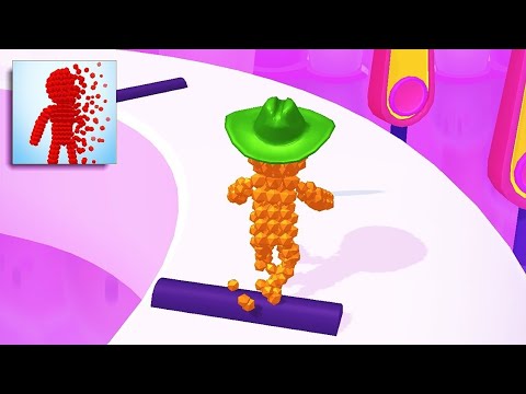 Pixel Rush 🎩- Epic Obstacle Course Game - Gameplay Walkthrough (21-40 ...